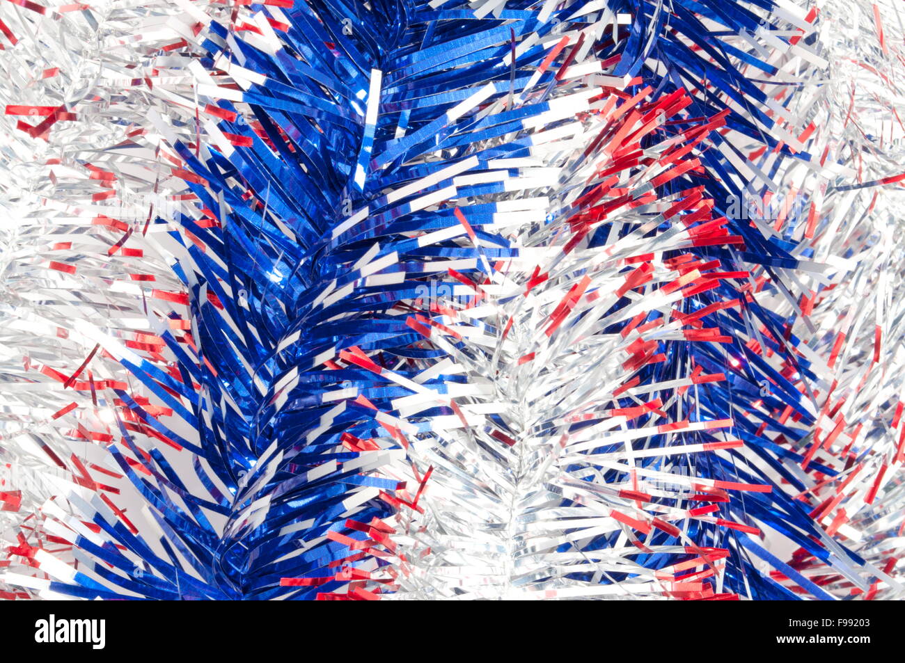 Silver Red and Blue ribbons Stock Photo - Alamy