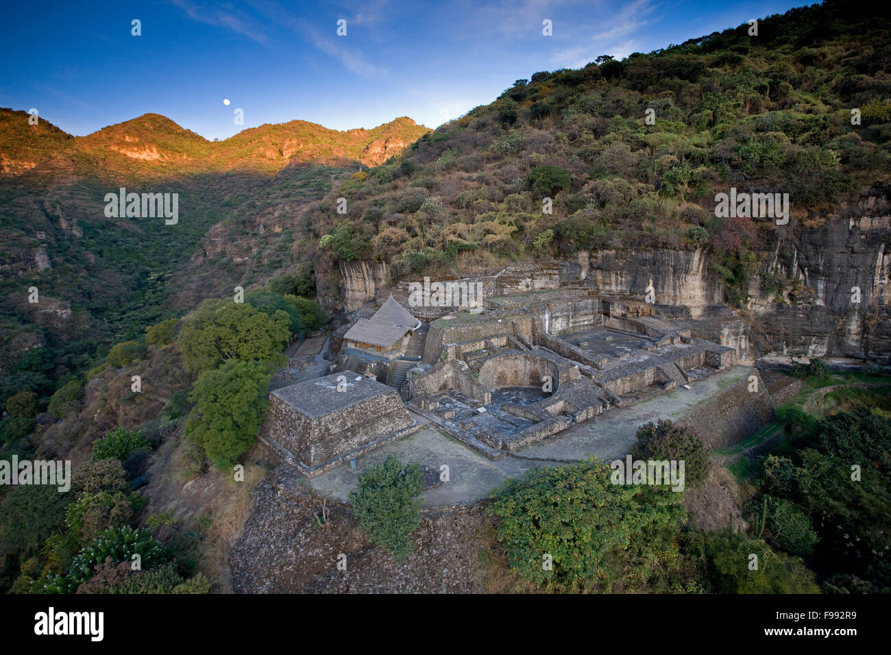 Aztec site, Malinalco, Mexico Stock Photo - Alamy