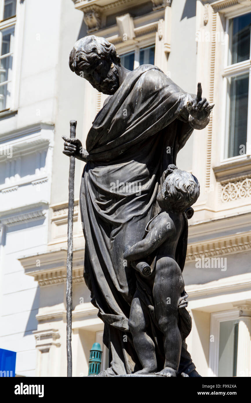 Vienna, Austria - famous Peterskirche (Saint Peter's Church Stock Photo ...
