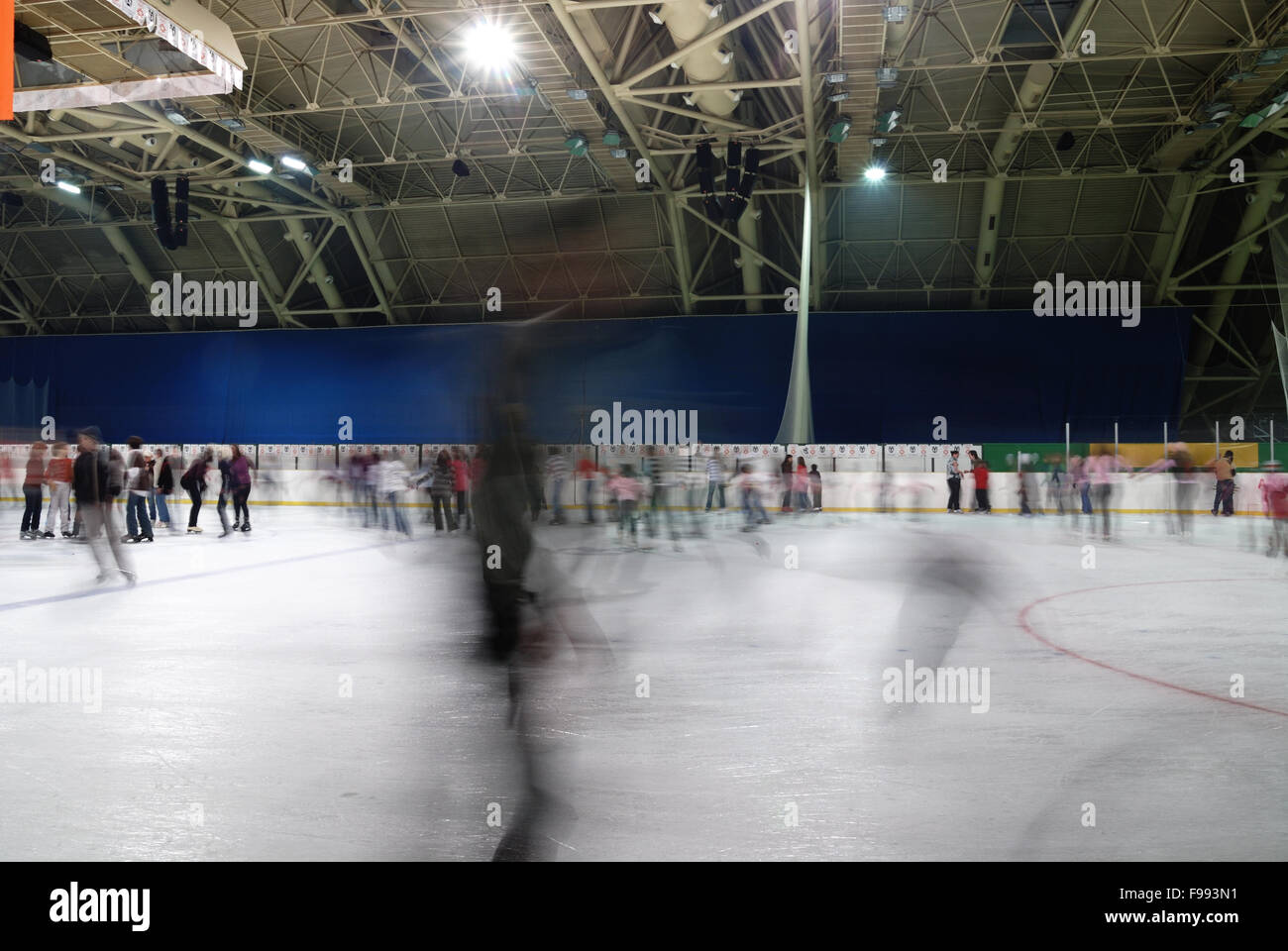 Ice skating rink children indoor hi-res stock photography and images ...