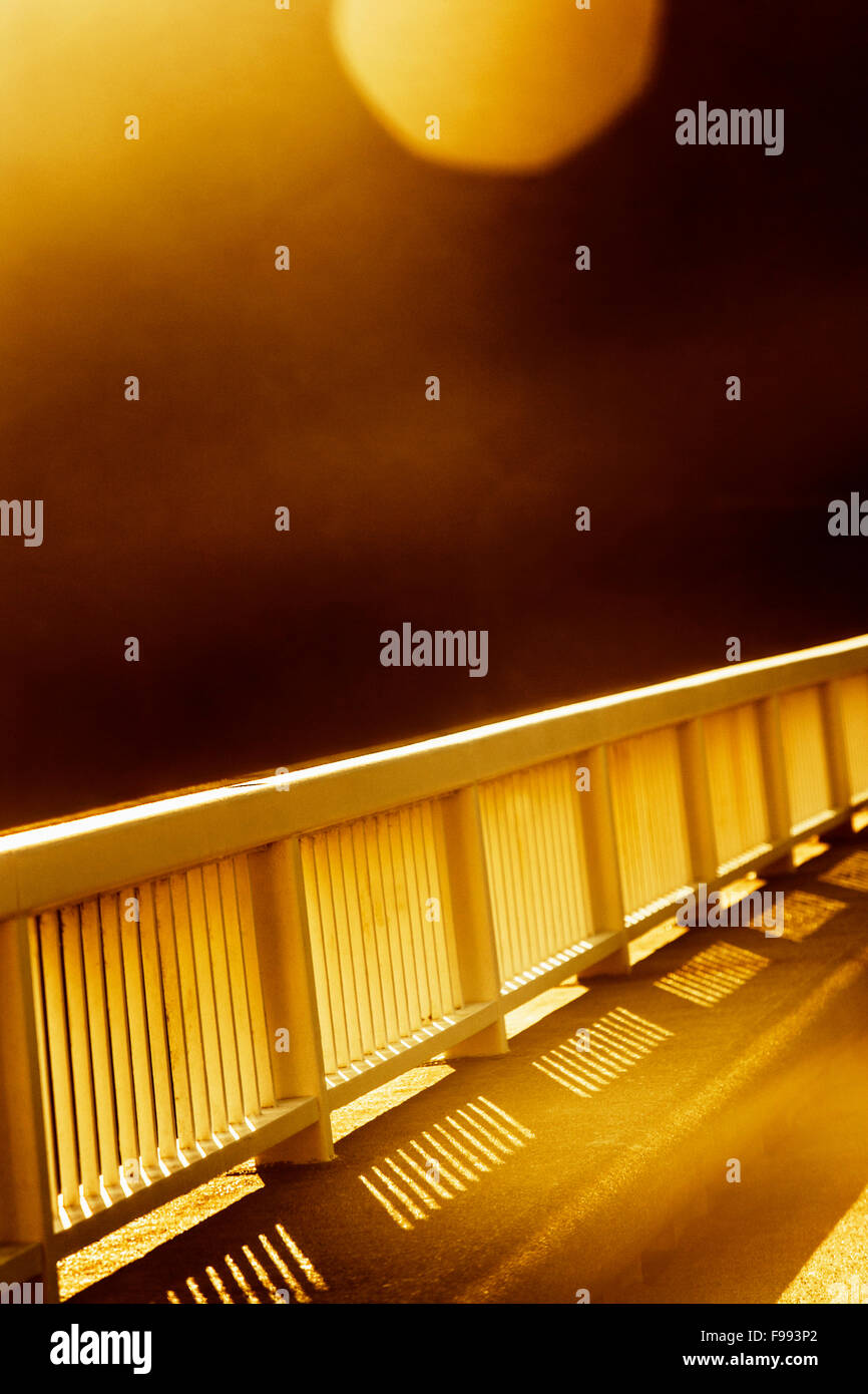 Barrier with motion blur and lens flare Stock Photo - Alamy