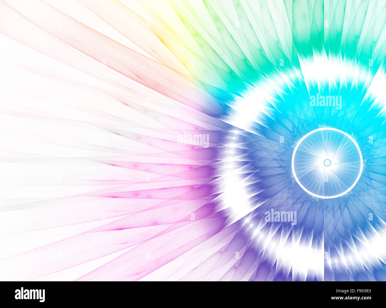 Abstract colorful waves and random circles, background Stock Photo - Alamy
