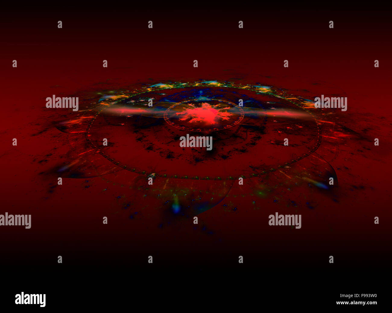 Power, abstract structures in red on a dark background Stock Photo - Alamy