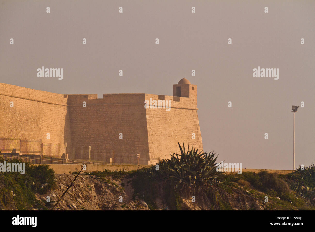 Ribat - arabic fortification and cemetery in Mahdia - seaside town in ...