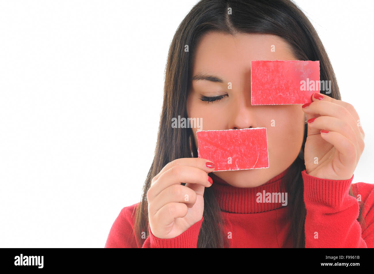 woman hand screen isolated one hand finger Stock Photo - Alamy