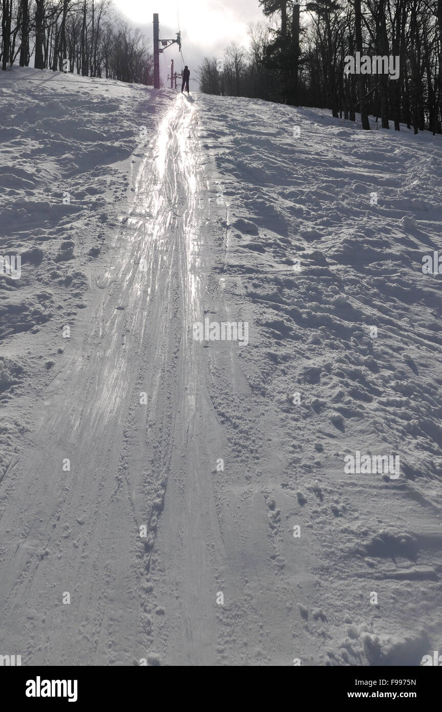 beautiful winter season landscape with ice snow and hard winds Stock ...