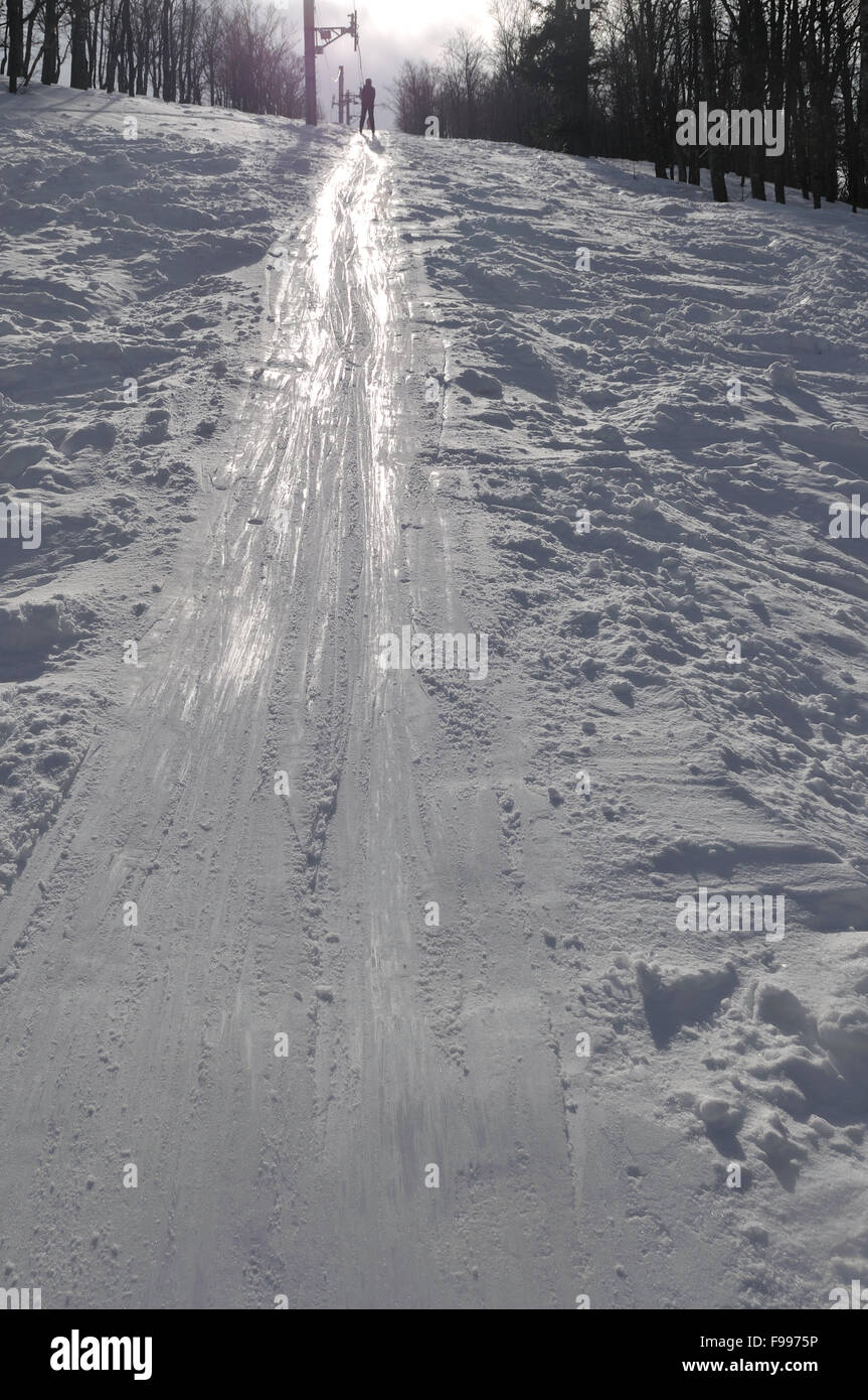 beautiful winter season landscape with ice snow and hard winds Stock ...