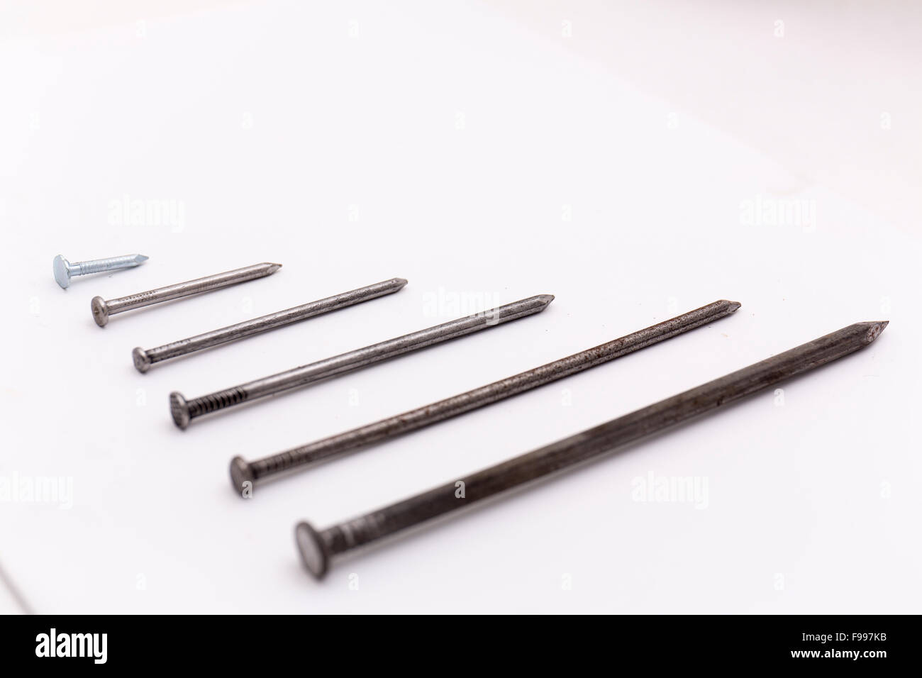 Closeup of the metalic screws Stock Photo - Alamy