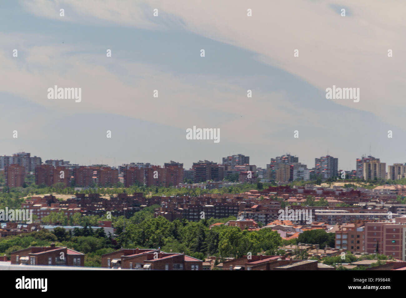 Urban landscape, Madrid Stock Photo - Alamy
