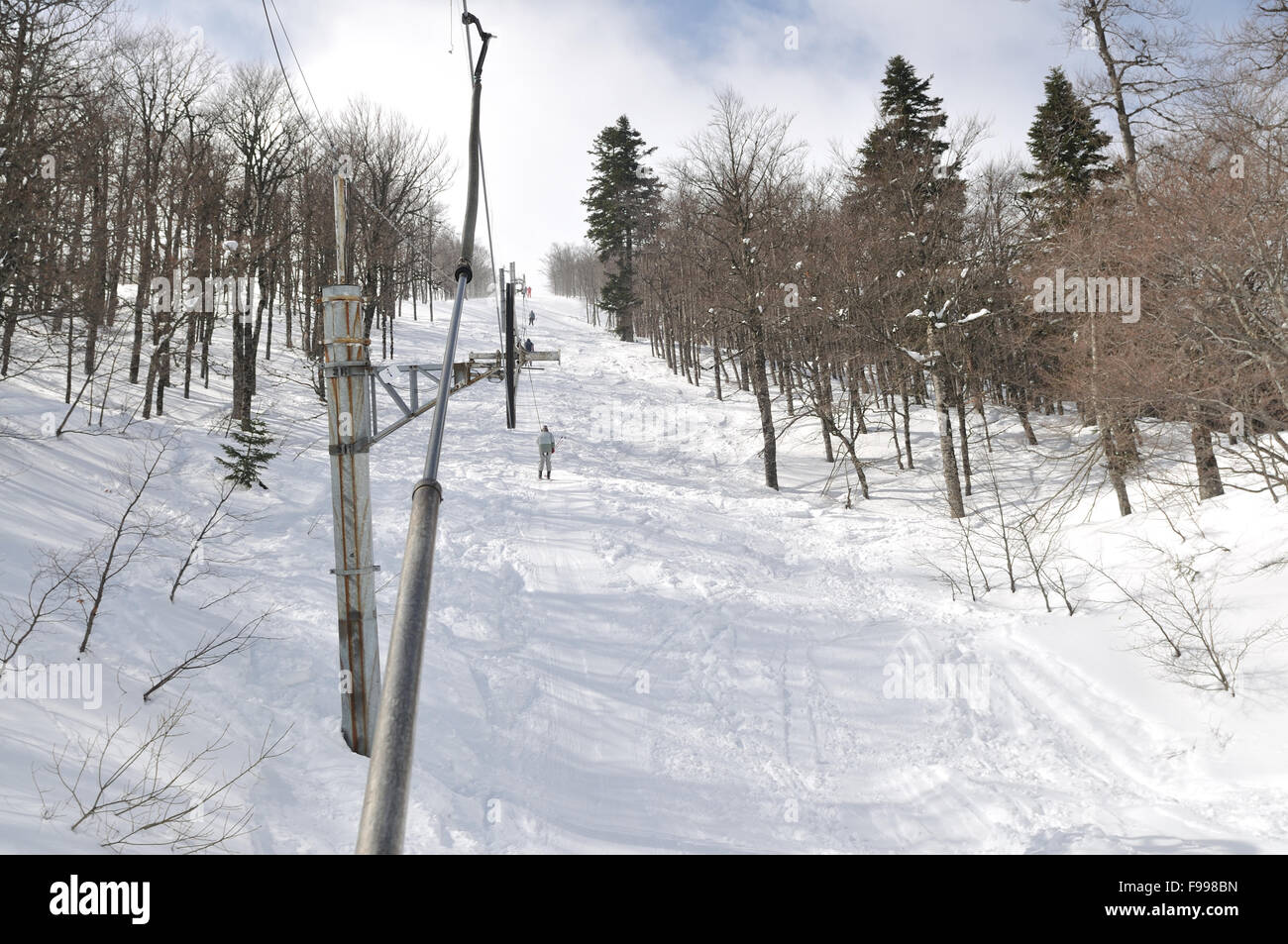 beautiful winter season landscape with ice snow and hard winds Stock ...