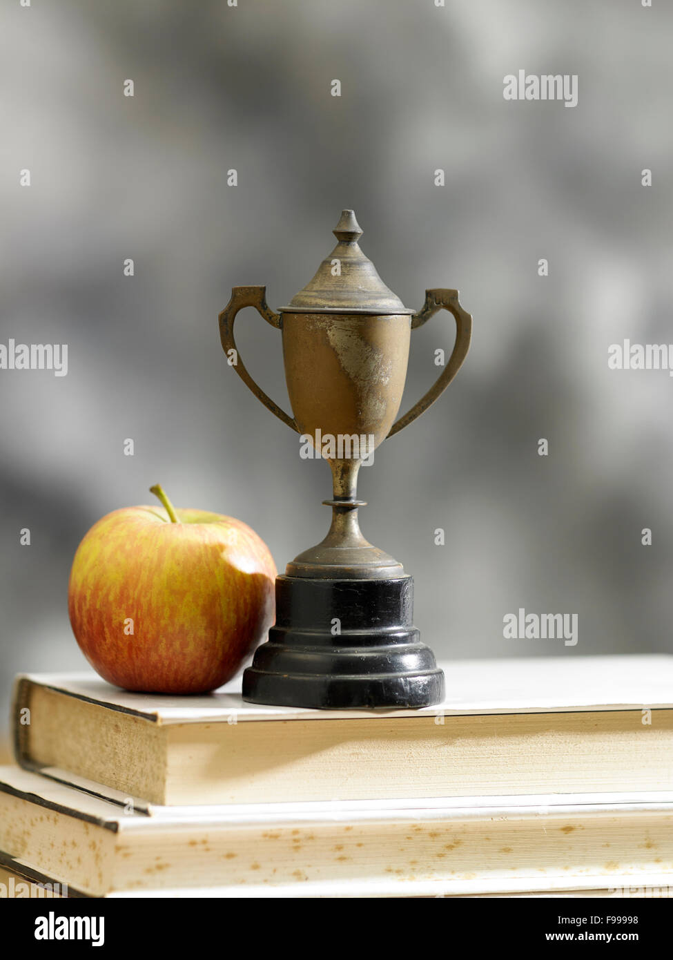 Books on trophy hi-res stock photography and images - Alamy