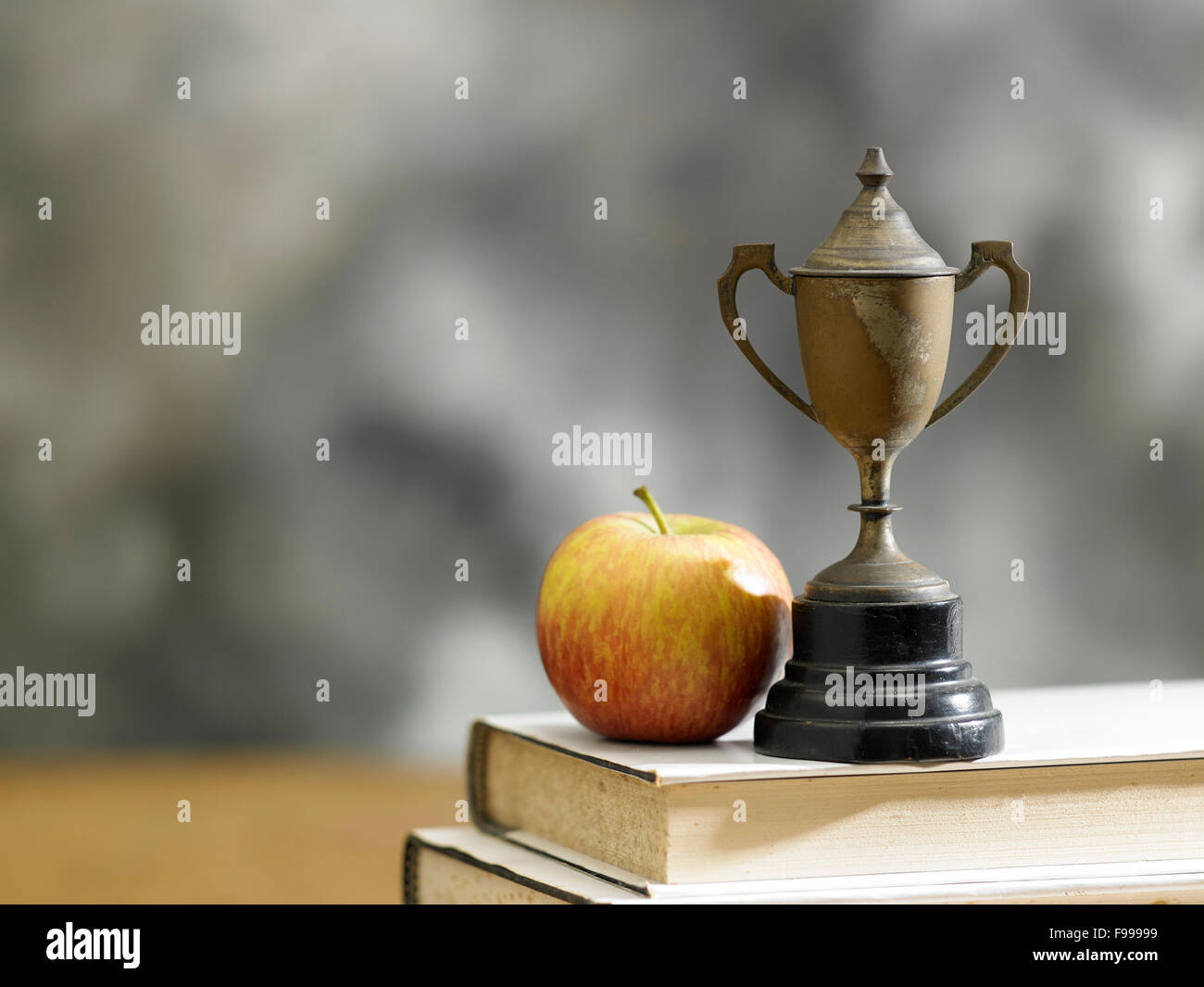 Books on trophy hi-res stock photography and images - Alamy