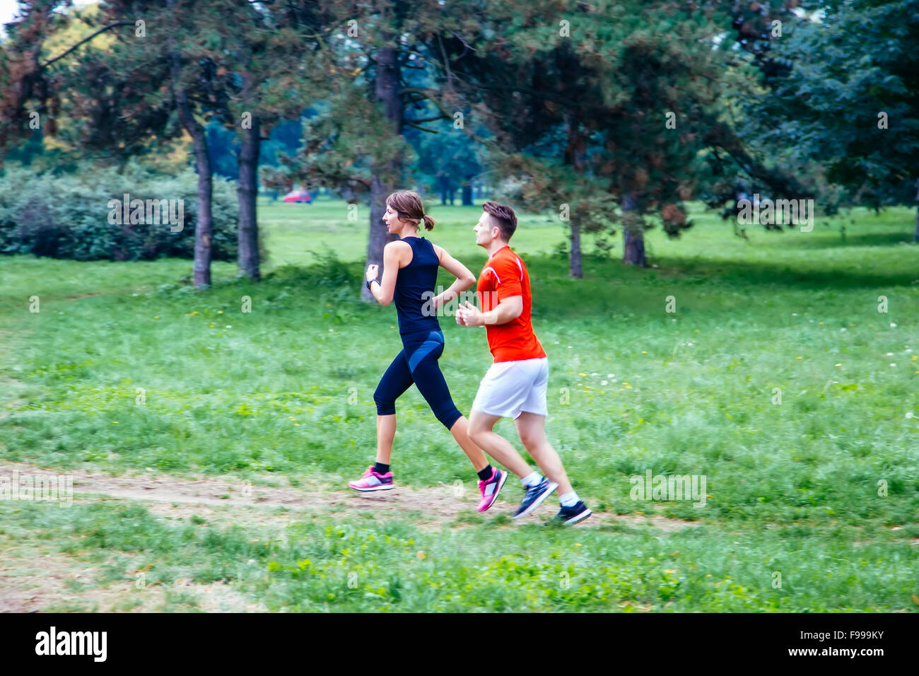 Athletic young people hi-res stock photography and images - Alamy