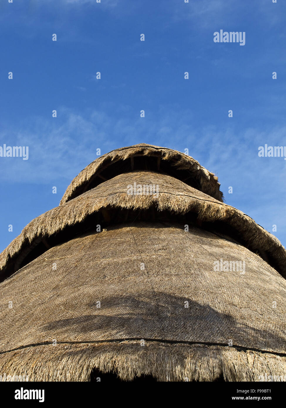 Mexican straw roof Stock Photo - Alamy