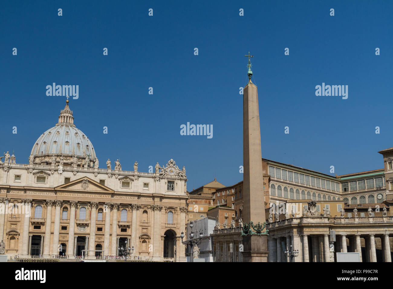 Buildings in Vatican, the Holy See within Rome, Italy. Part of Saint ...
