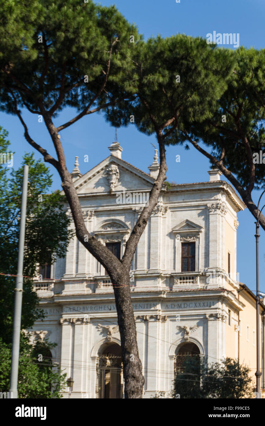 Great church in center of Rome, Italy Stock Photo - Alamy