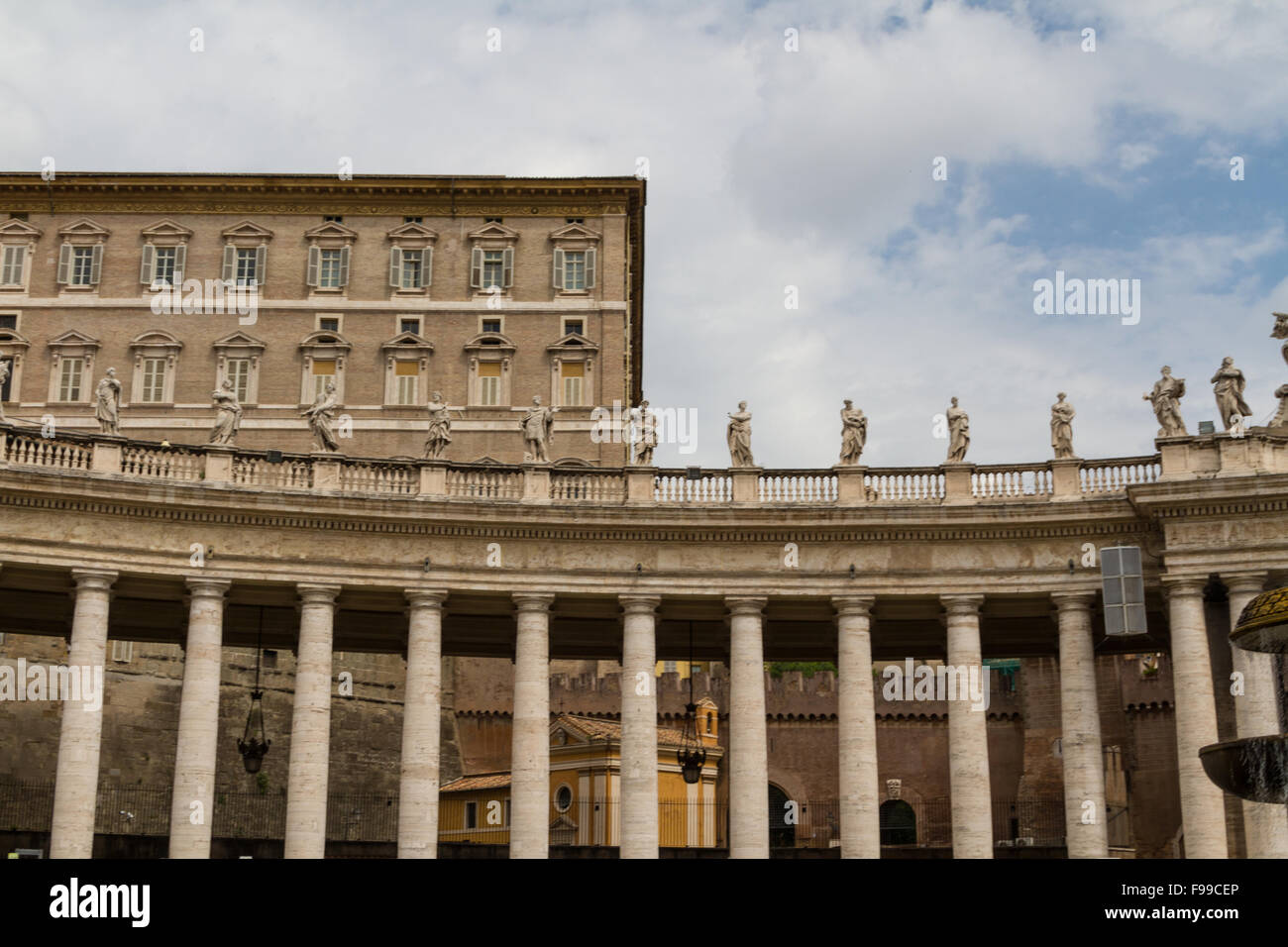 Buildings in Vatican, the Holy See within Rome, Italy. Part of Saint ...