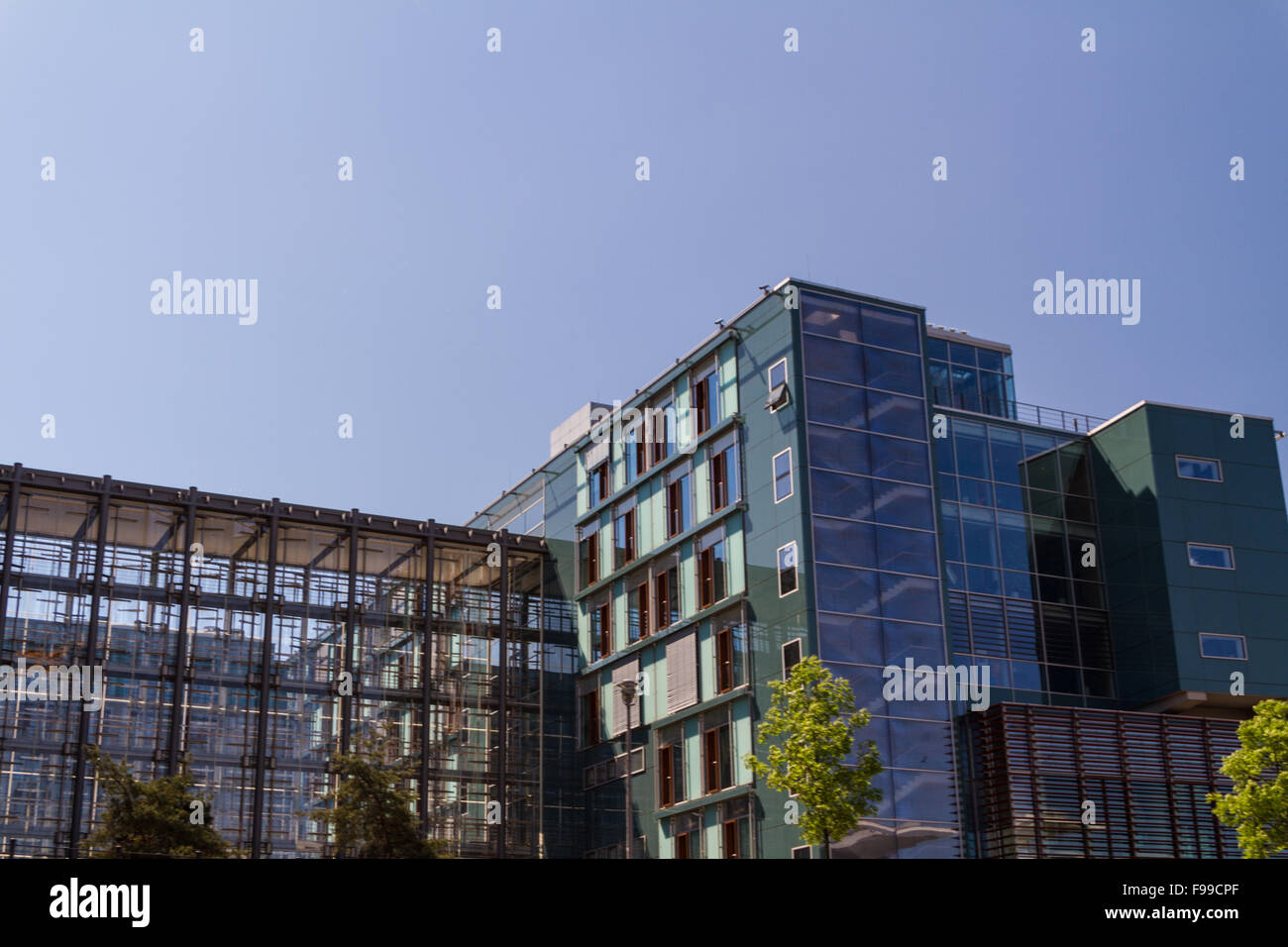 aerial view of central Berlin Stock Photo - Alamy
