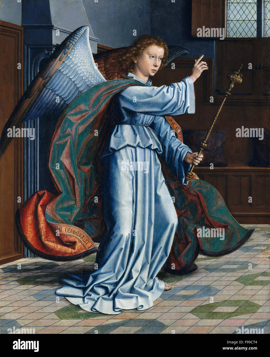 Gerard David - The Annunciation Stock Photo - Alamy