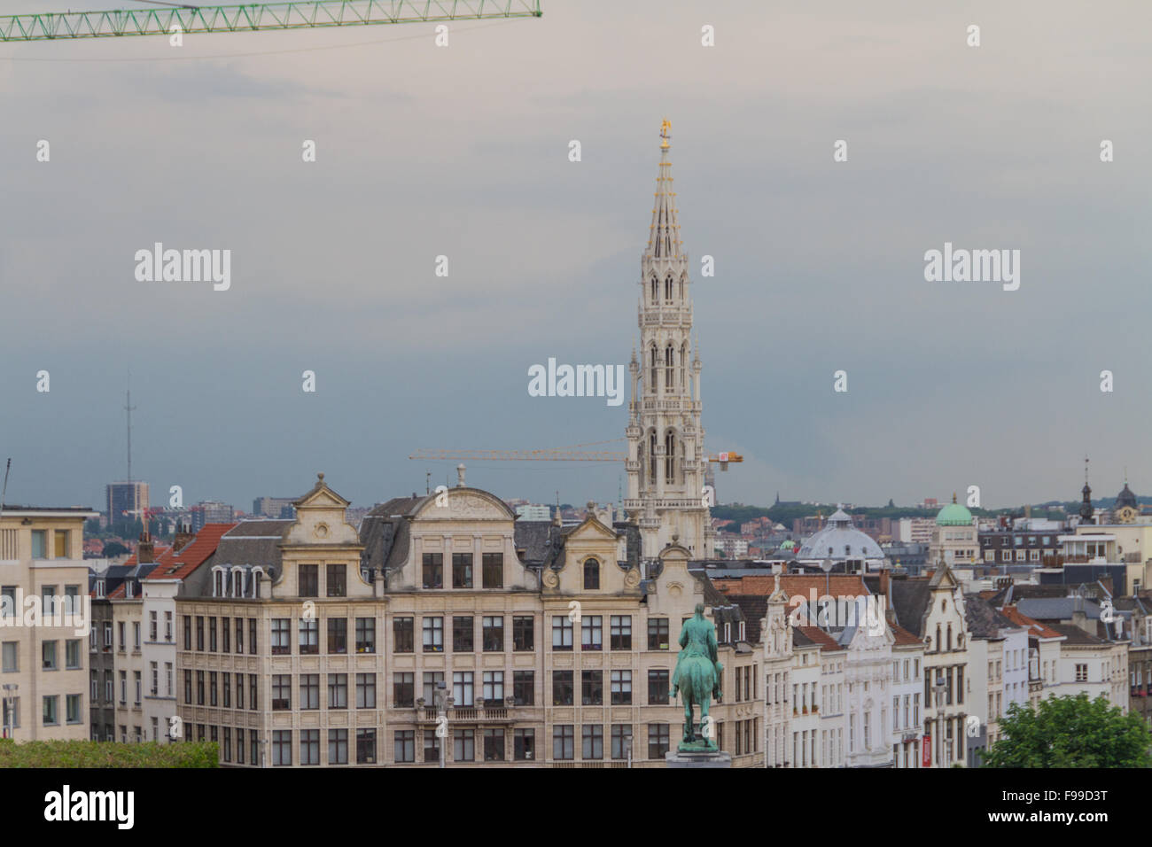 Brussels city view Stock Photo - Alamy