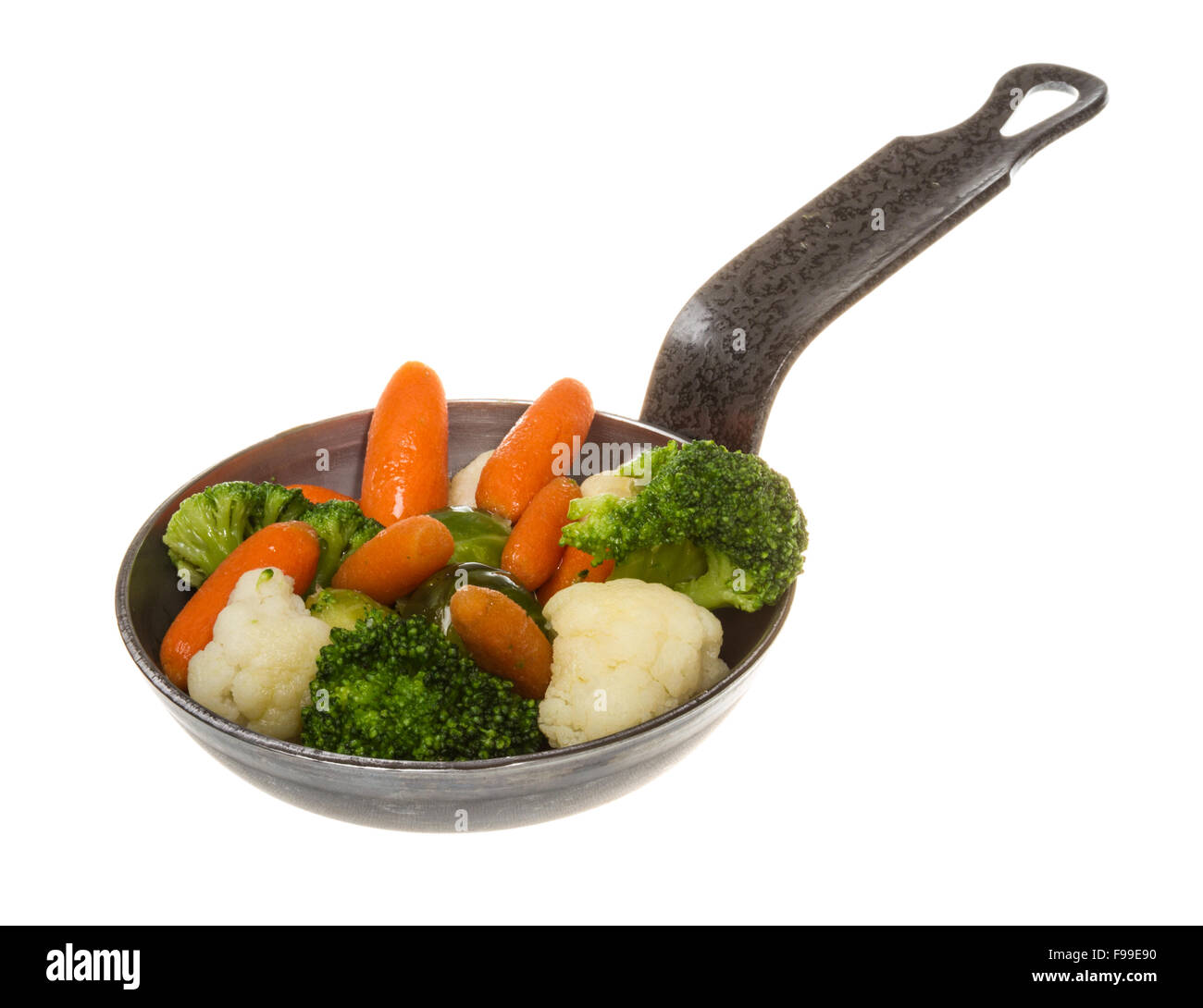 mixed vegetables with fresh sprout in pan Stock Photo - Alamy
