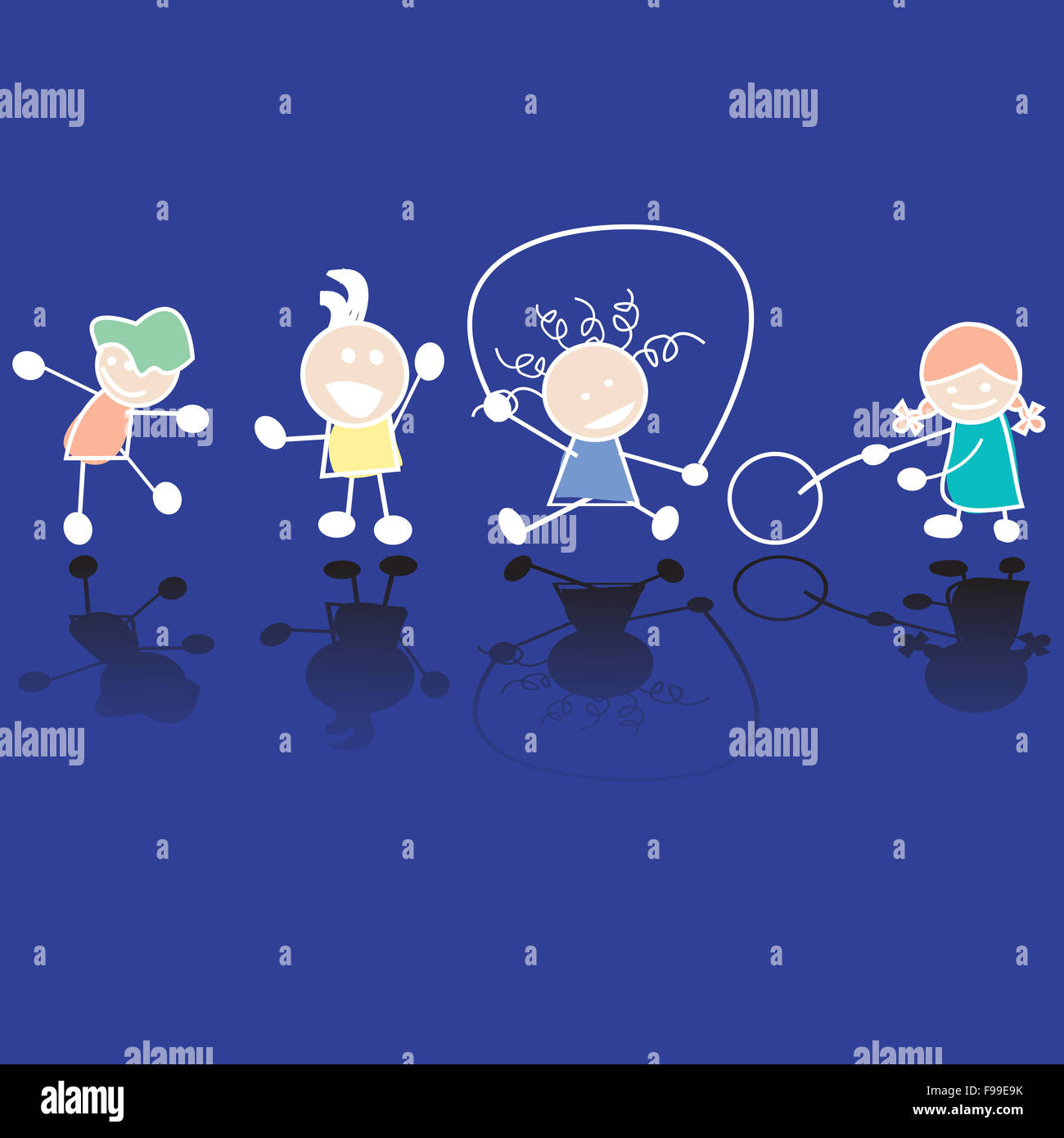Chidren at play Stock Photo - Alamy