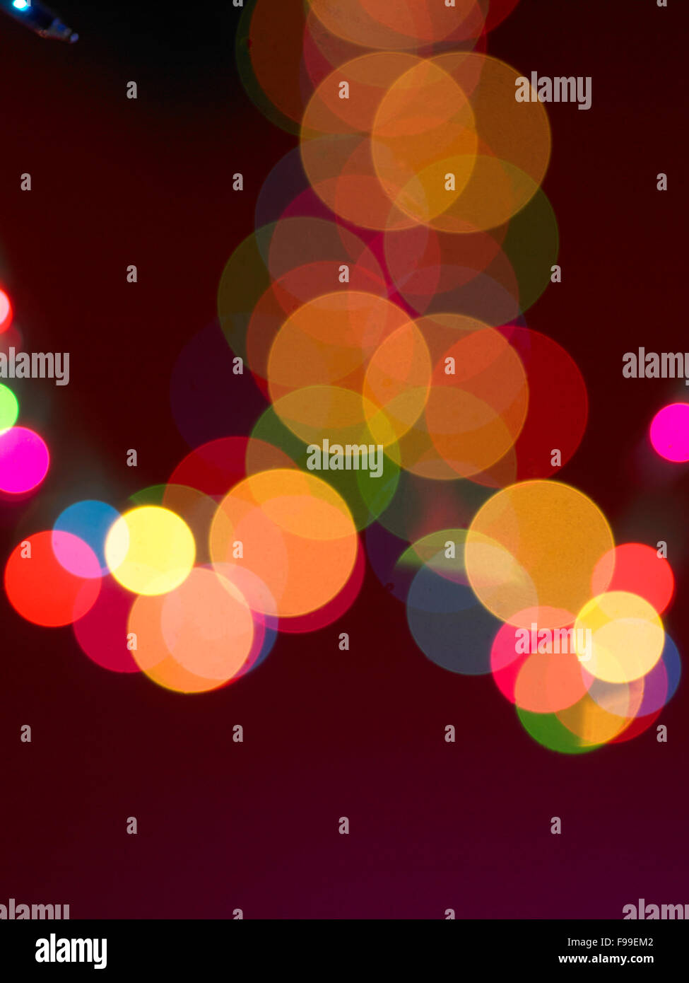 Colorful circles of light abstract background Stock Photo - Alamy