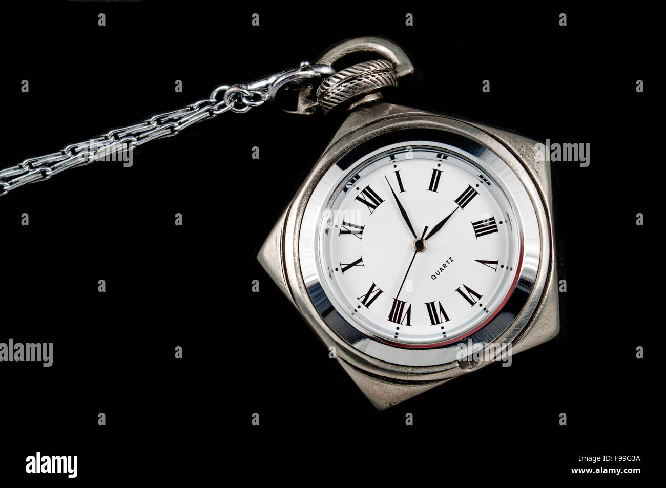 Pentagon pocket watch Stock Photo - Alamy