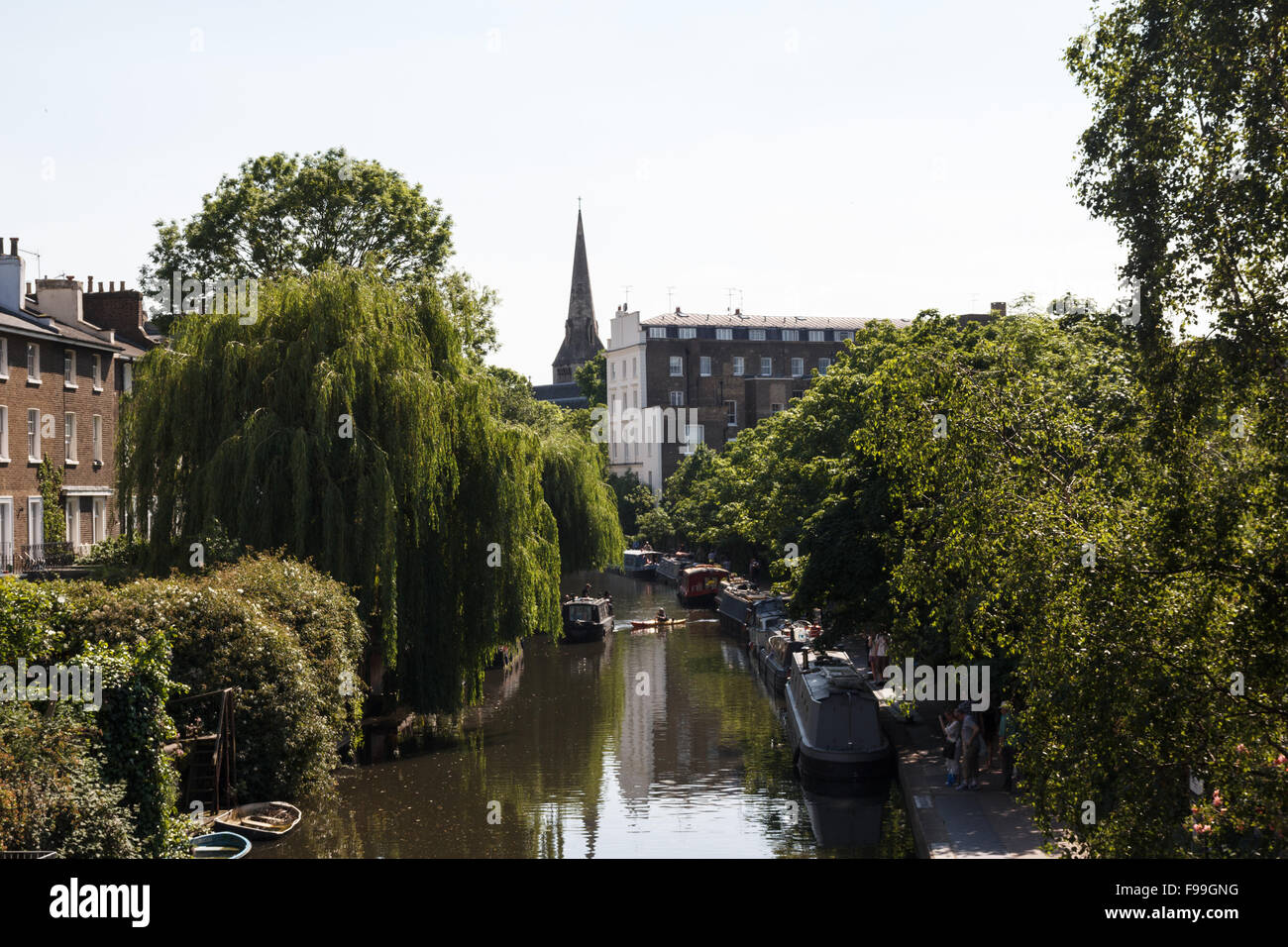 Boats in little river hi-res stock photography and images - Alamy