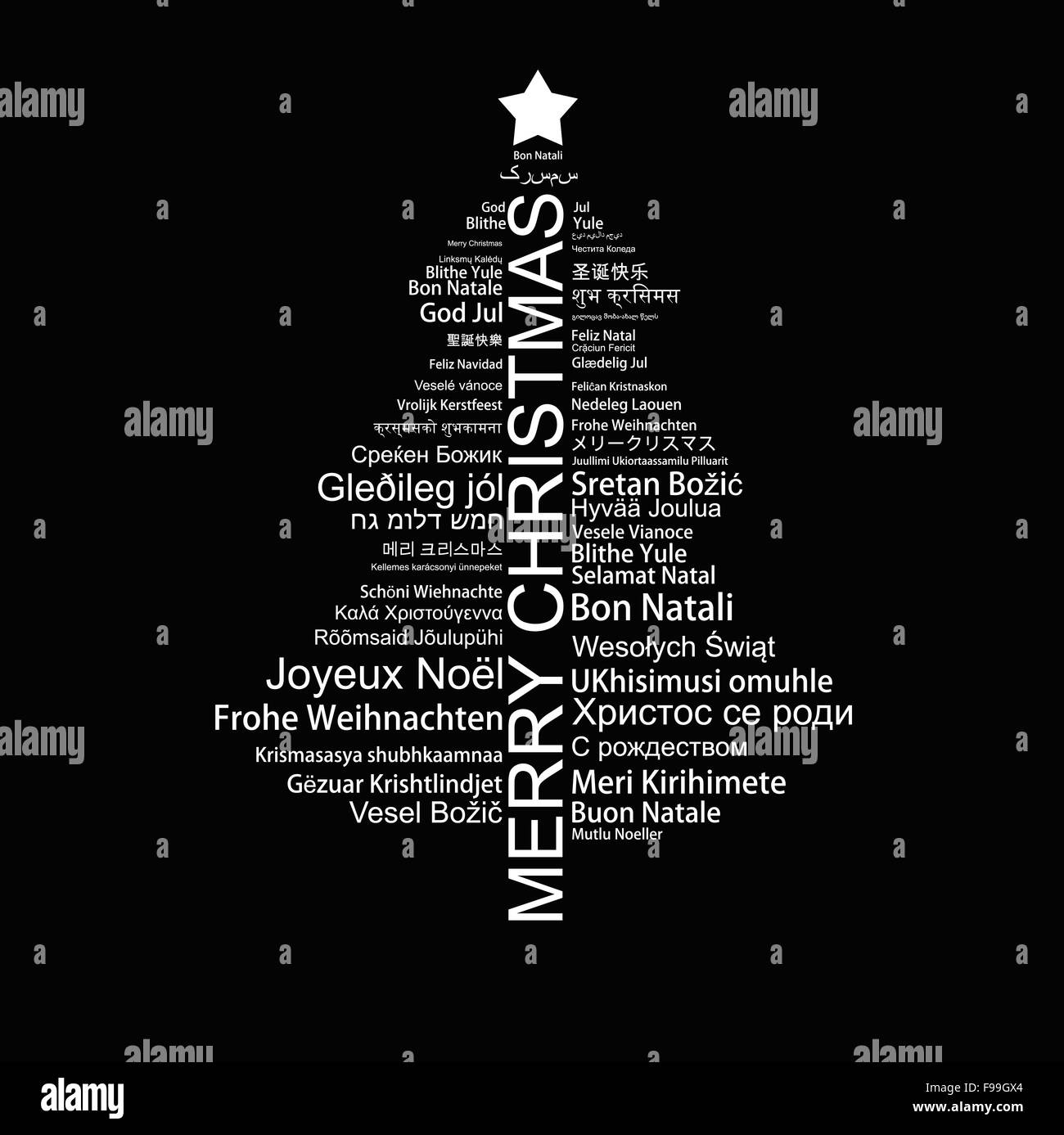 Christmas tree shaped sign hi-res stock photography and images - Alamy