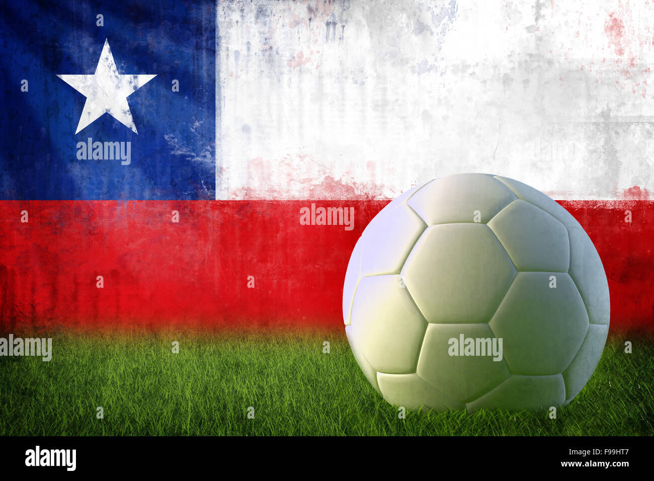 Chile flag soccer ball hi-res stock photography and images - Alamy