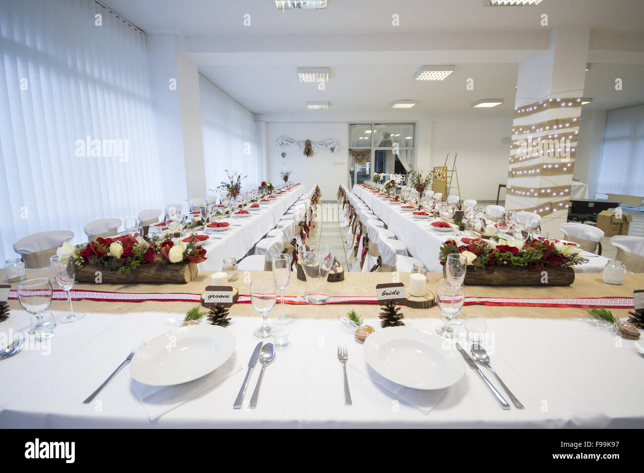 Beautiful wedding event decoration for various celebration style Stock ...