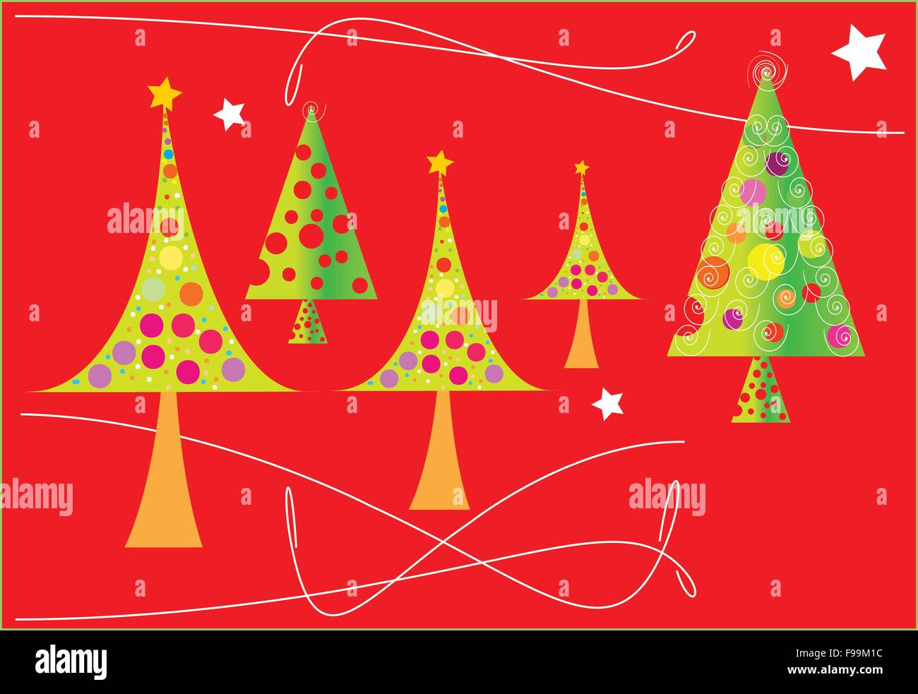 Abstract Christmas Card design Stock Photo - Alamy