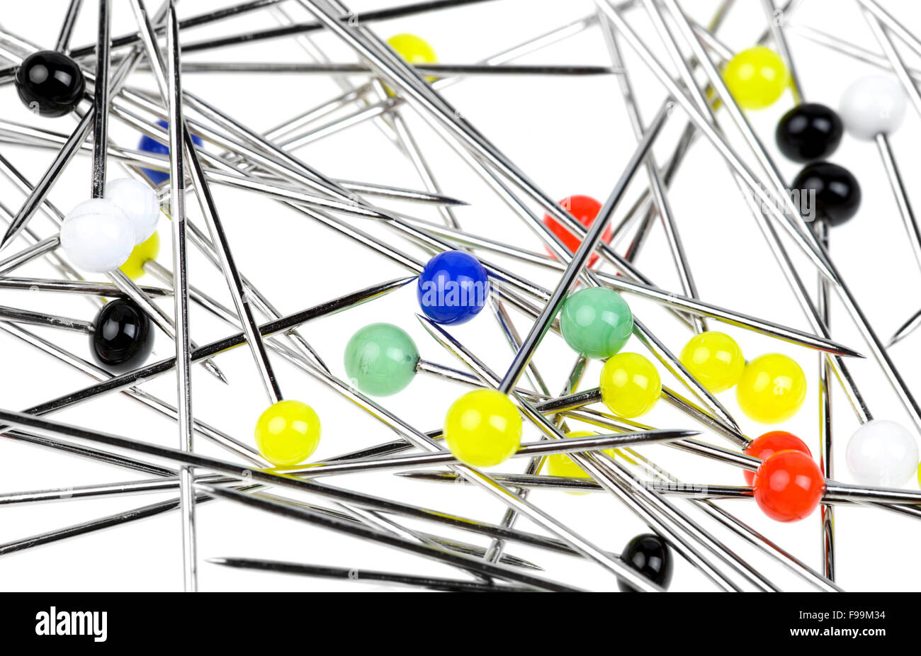 Colored head pin hi-res stock photography and images - Alamy