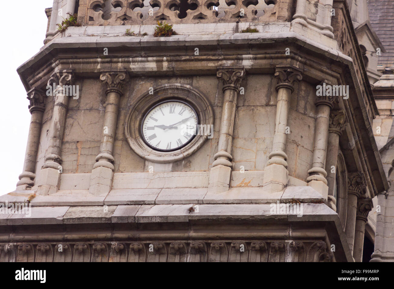 Old clock in the belfry Stock Photo - Alamy