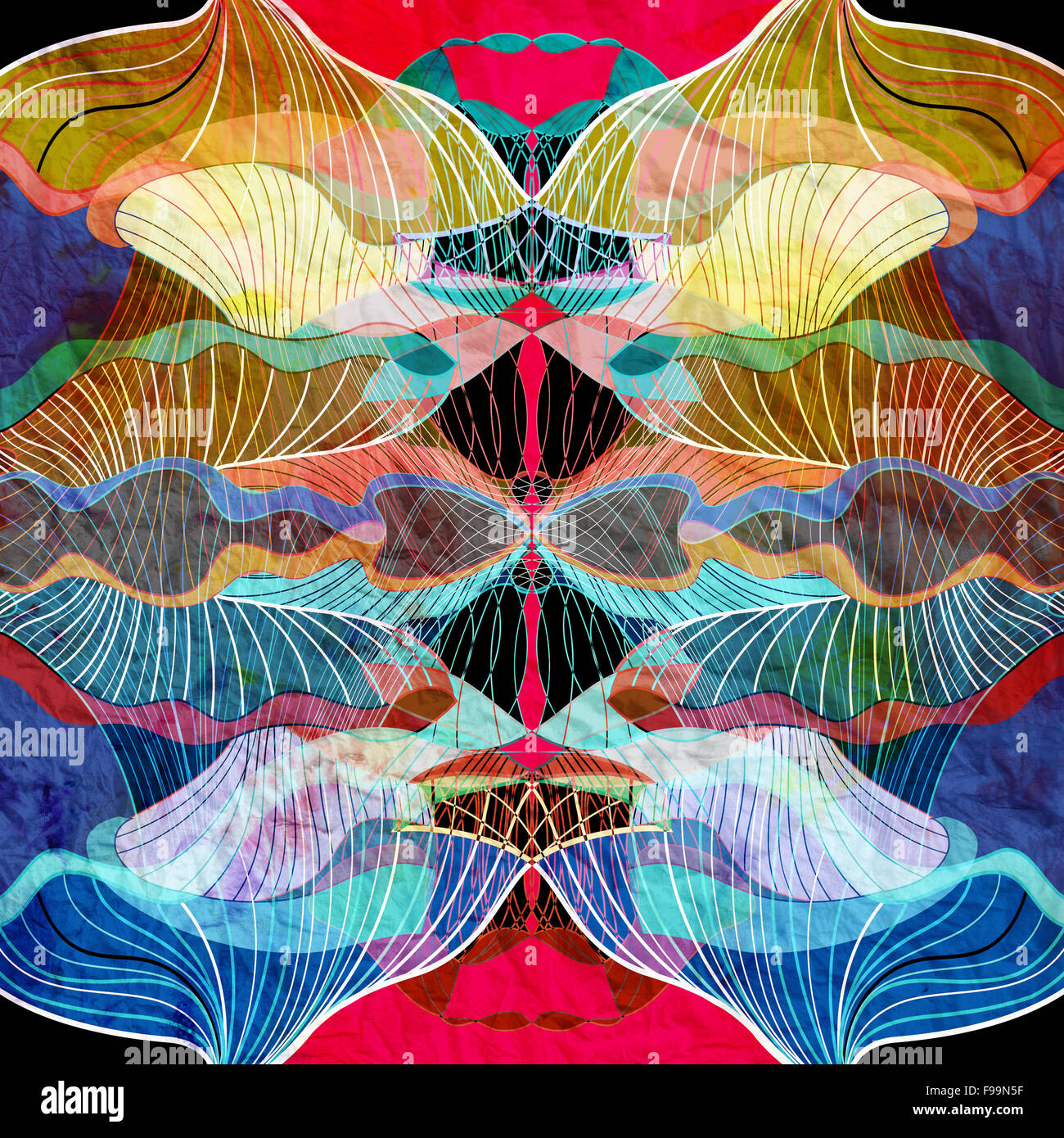 graphic abstract background with a different elements Stock Photo - Alamy