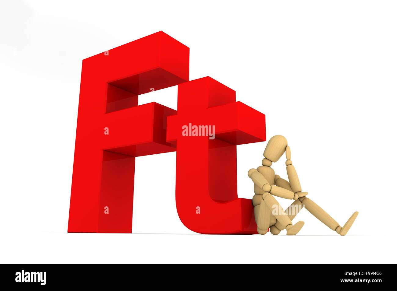 Doll At Red Forint Sign Stock Photo - Alamy