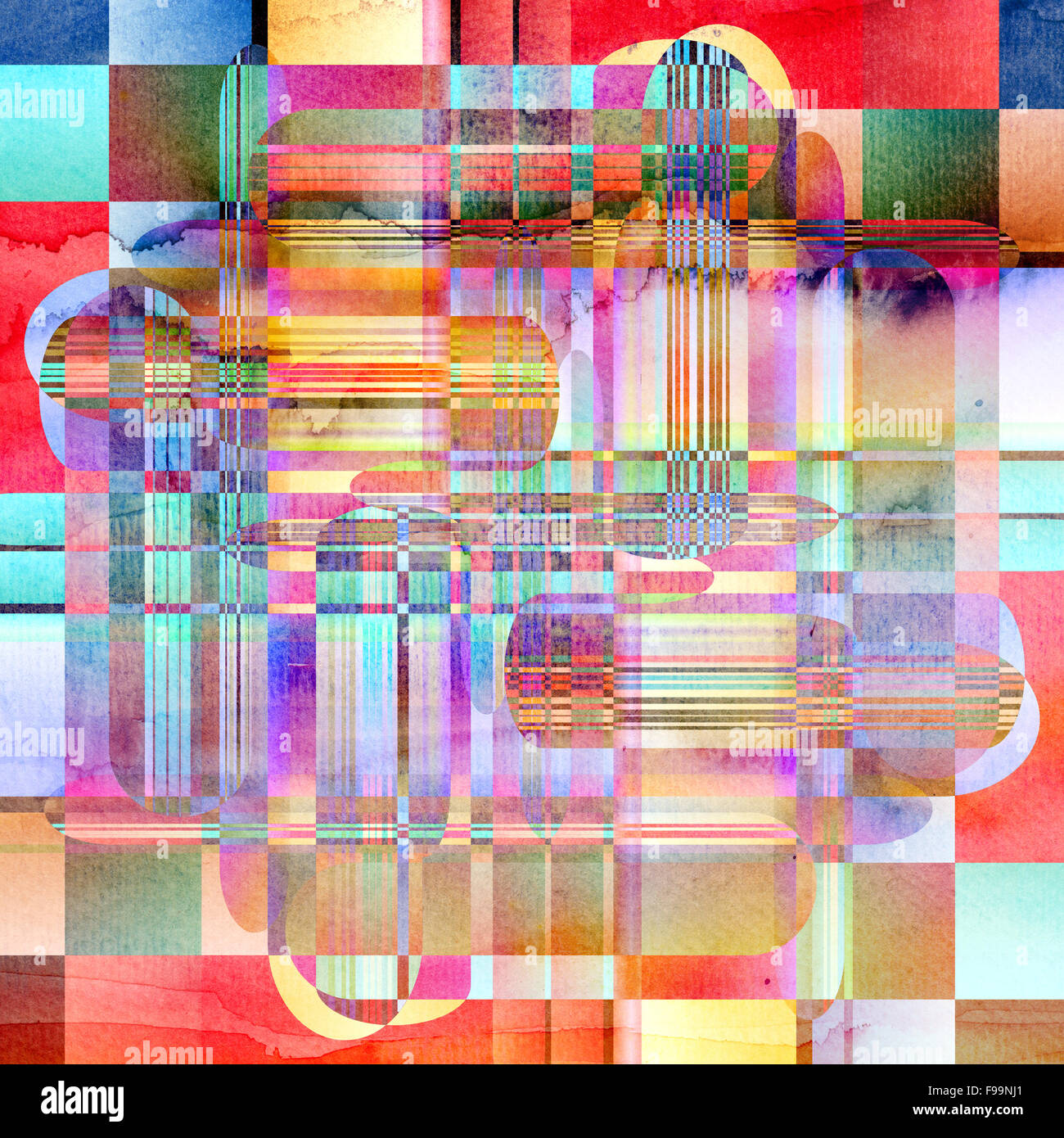 graphic abstract background with a different elements Stock Photo - Alamy