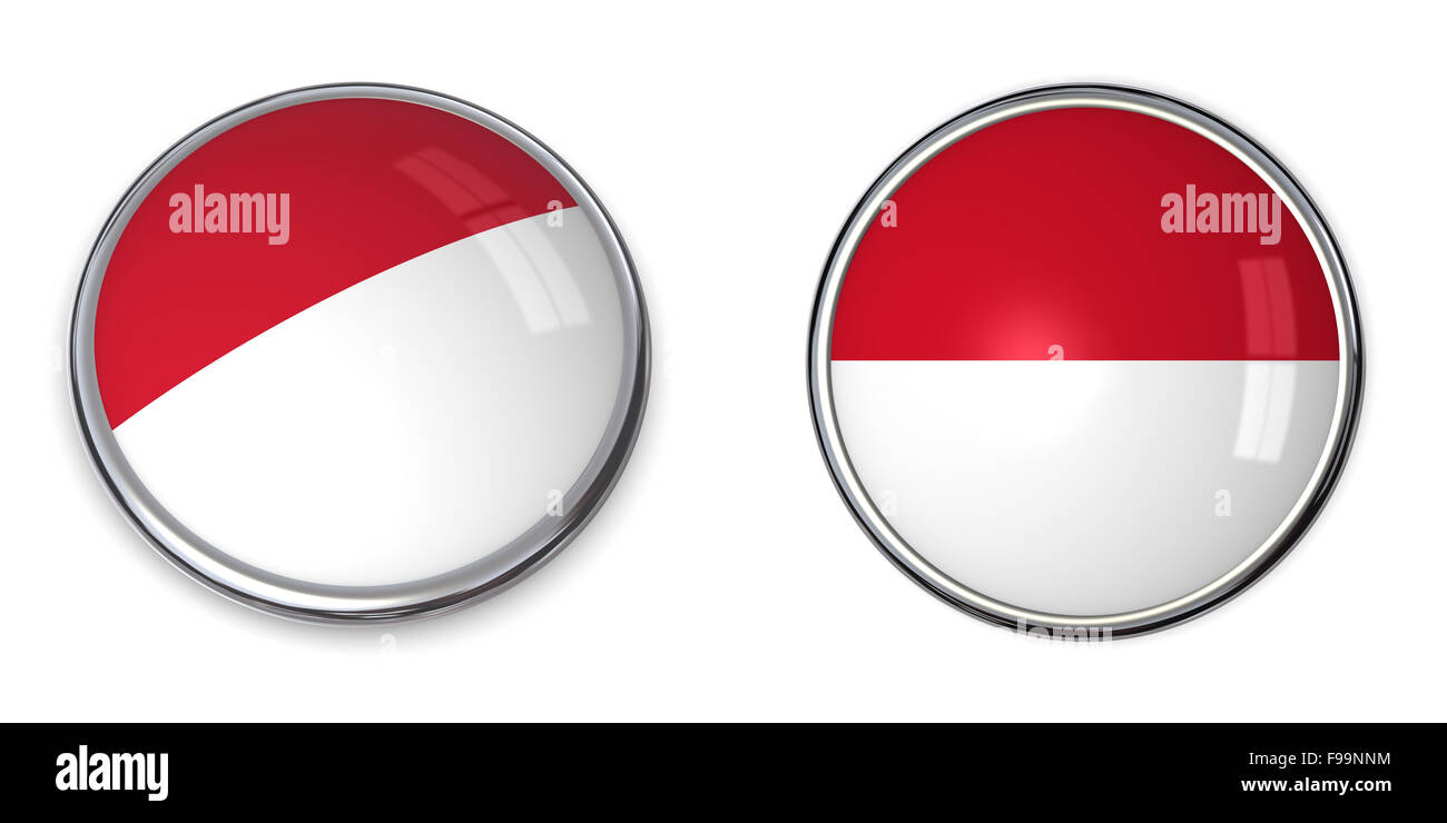 Banner Button Indonesia Stock Photo - Alamy