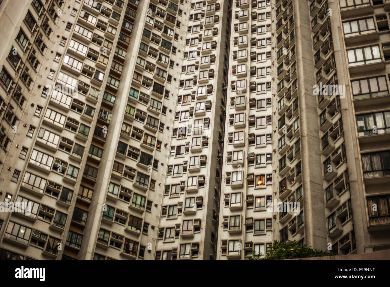 Exterior of an apartment block Stock Photo - Alamy