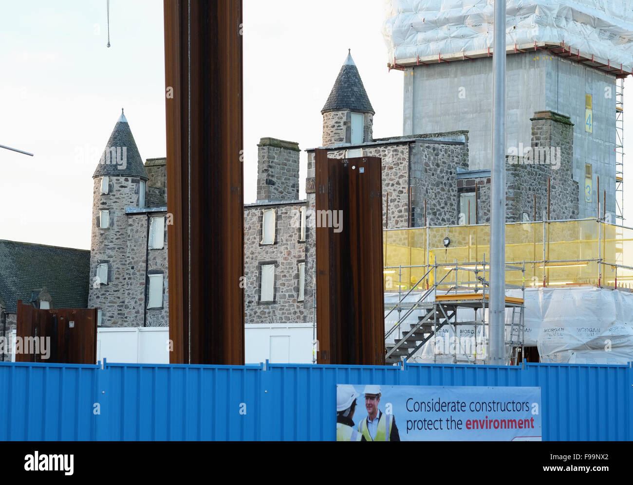 Marischal Square development surrounding historic Provost Skene's House ...