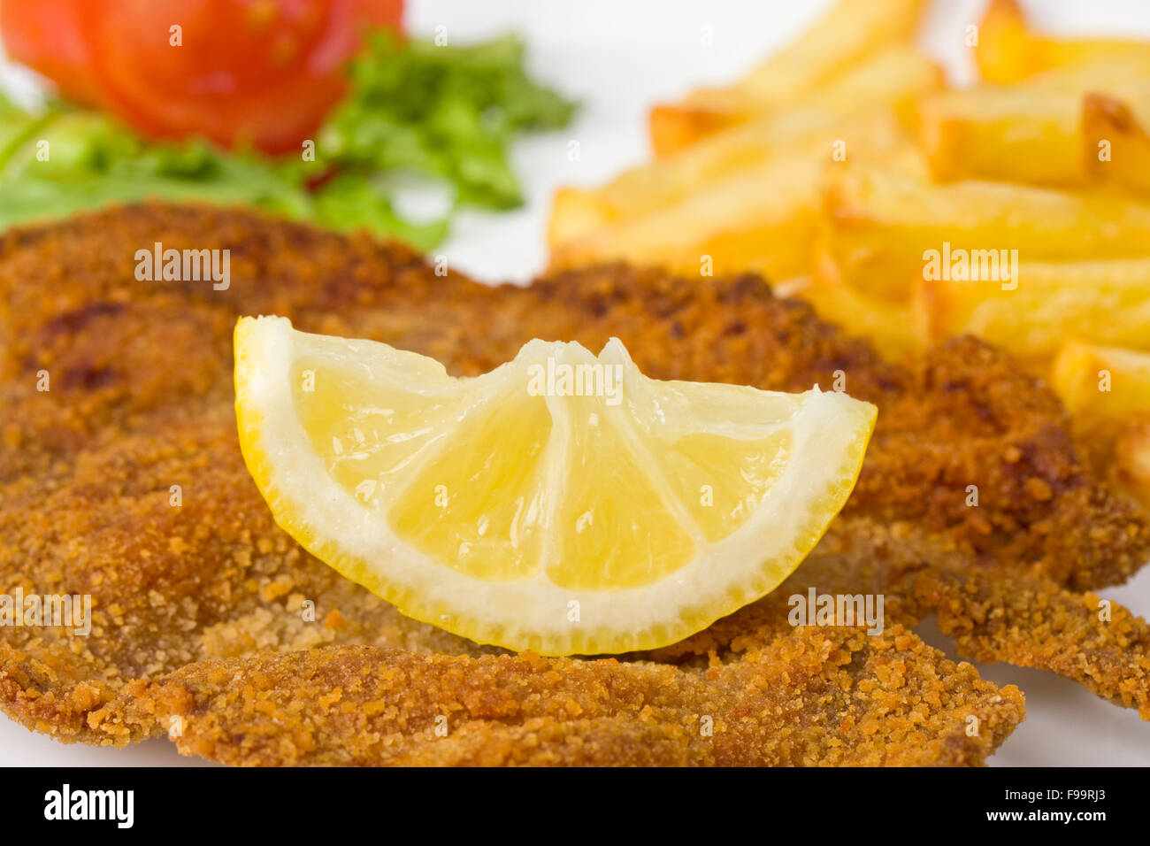 Wiener schnitzel fries on hi-res stock photography and images - Alamy