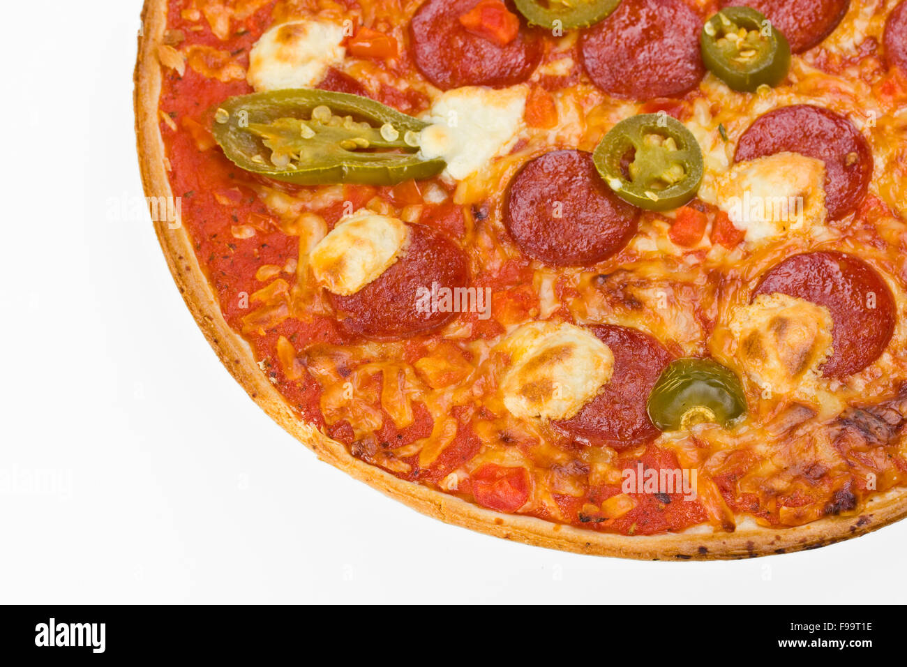 Detail of a Pizza Stock Photo - Alamy