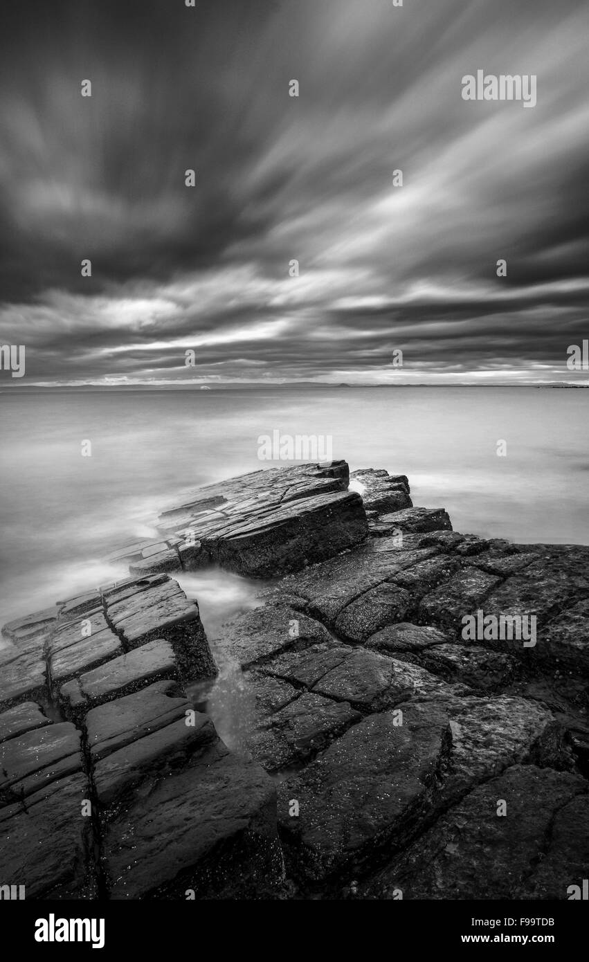 Long Exposure Monochrome Stock Photo - Alamy