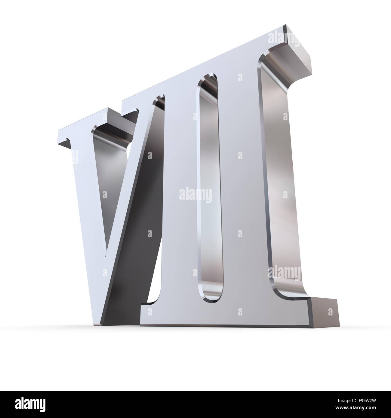 Roman numeral vii seven isolated hi-res stock photography and images ...