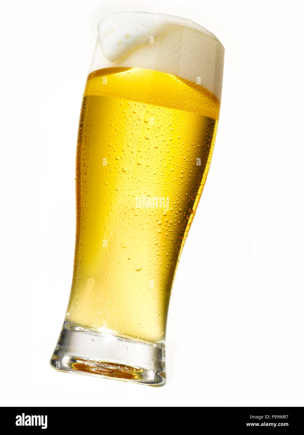 Pouring beer drink glass Cut Out Stock Images & Pictures - Alamy