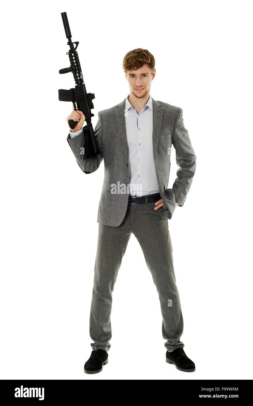 Tommy gun gangster hi-res stock photography and images - Alamy