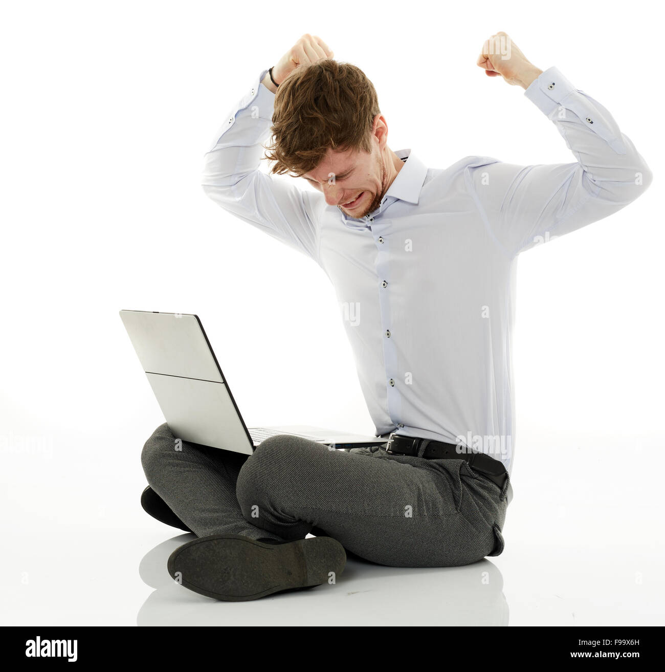 Smashing laptop hi-res stock photography and images - Alamy