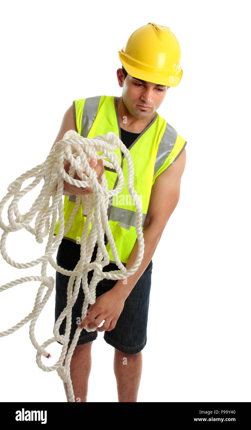 Construction worker working Stock Photo - Alamy