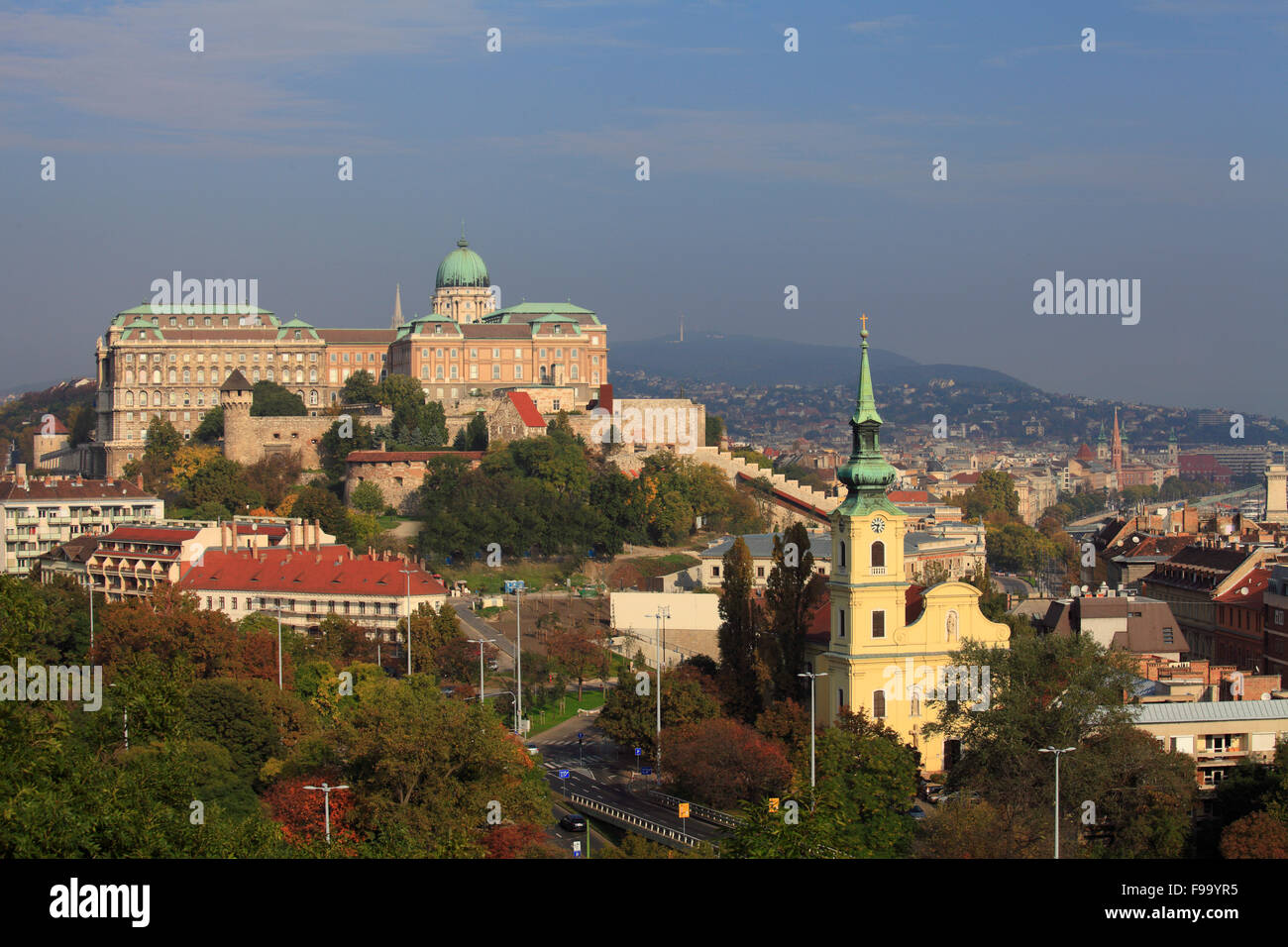 Hungary Budapest Royal Palace Tabán Church Stock Photo - Alamy